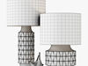 Ceramic Texture Table Lamp - Tall 3D model | CGTrader