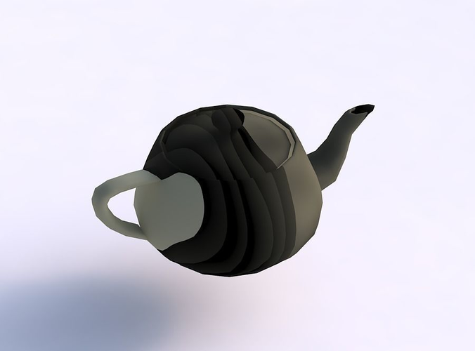 teapot free 3D model 3D printable | CGTrader