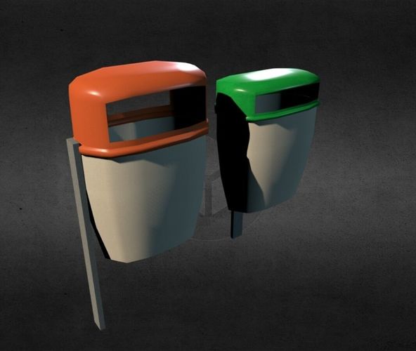 3D model Street Trash VR / AR / low-poly | CGTrader