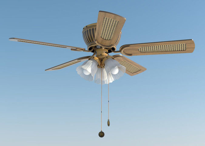 ceiling fan westinghouse 3D model | CGTrader