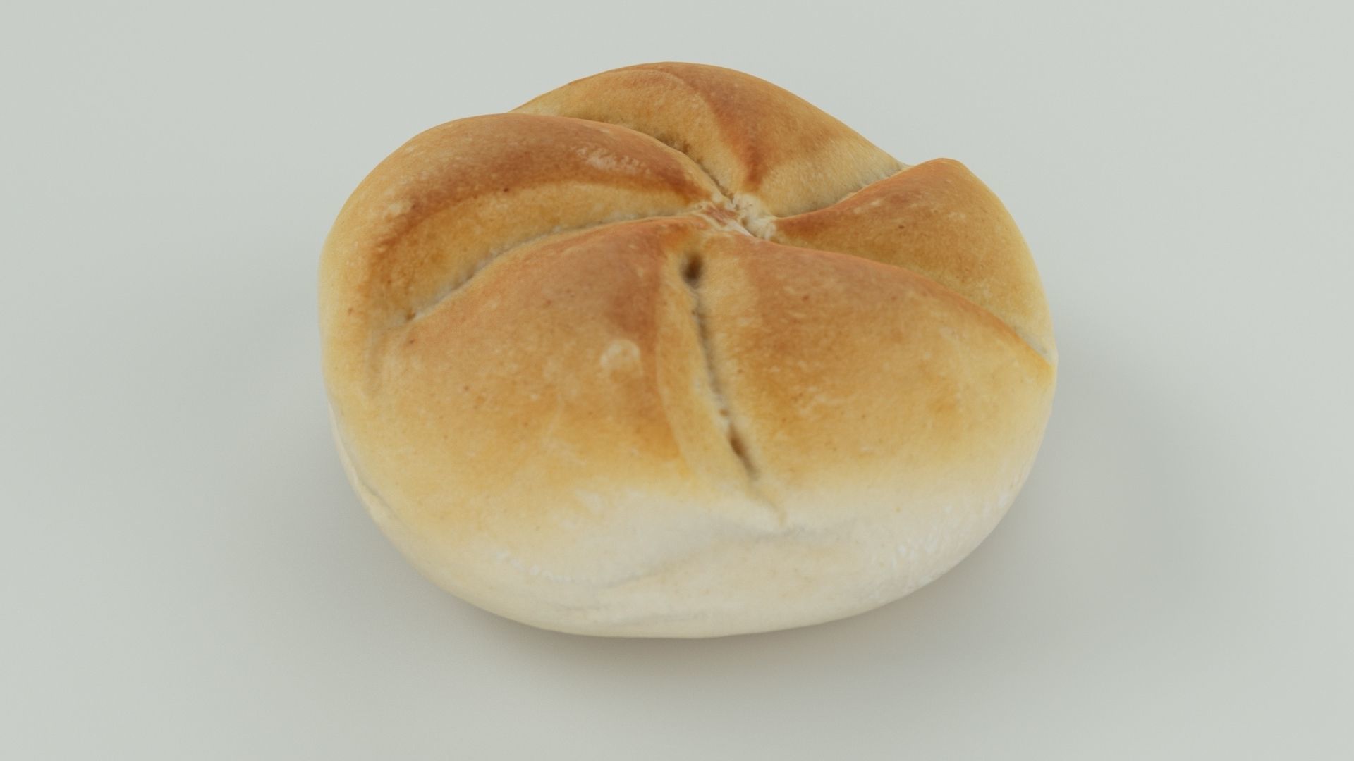 3d scan bread roll - wolfmayr semmel 2 3D model | CGTrader