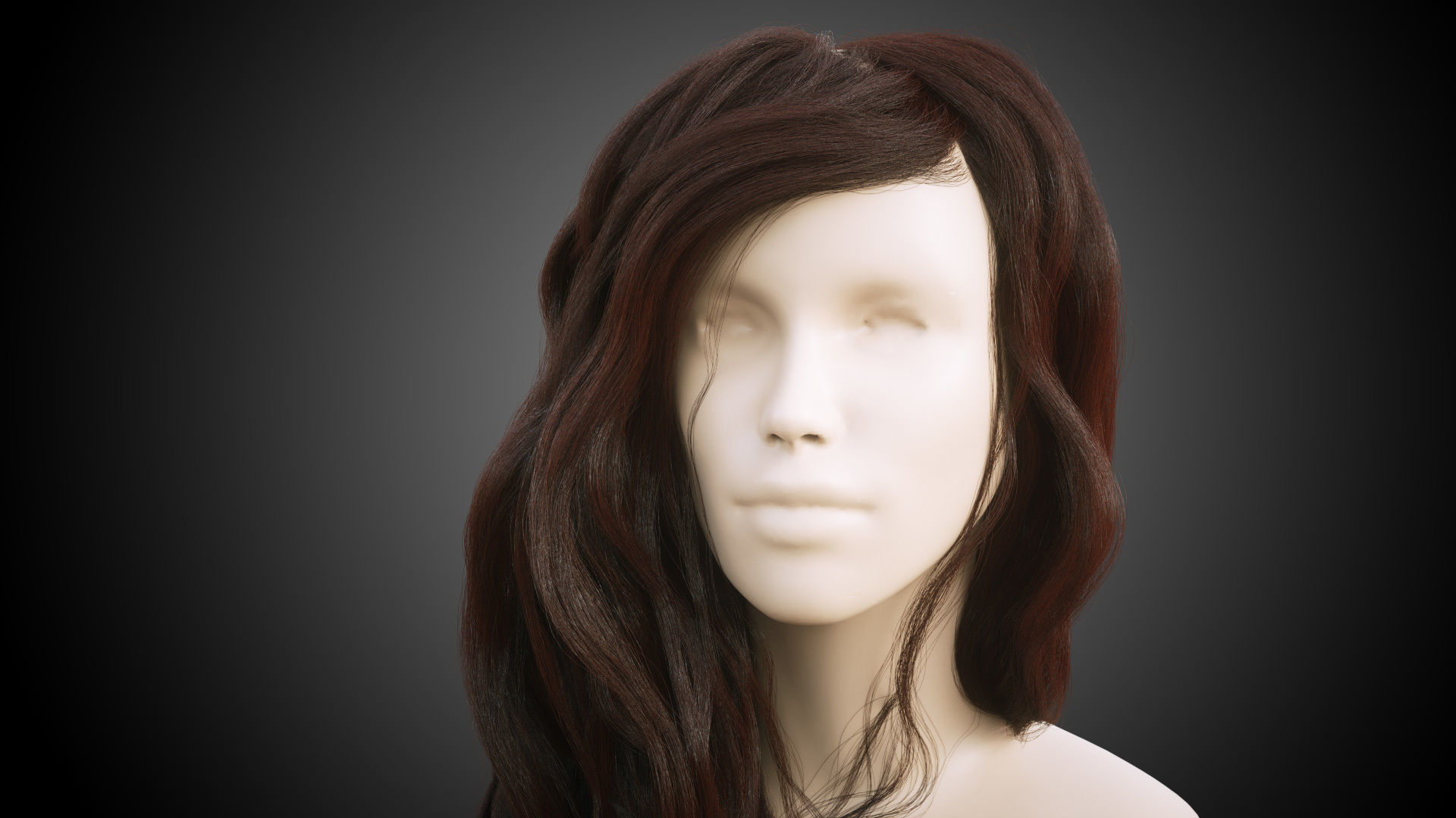 Long hair for production render in Octane Vray and Ornatrix 3D model ...