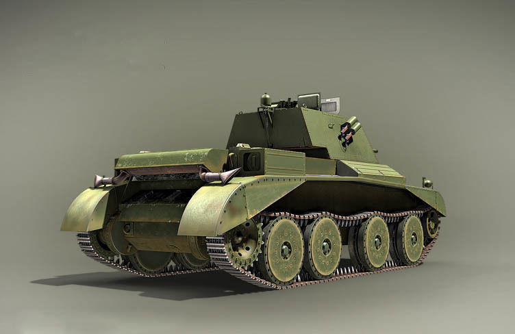 Cruiser tank Mk III A13 United Kingdom 1937 3D model | CGTrader