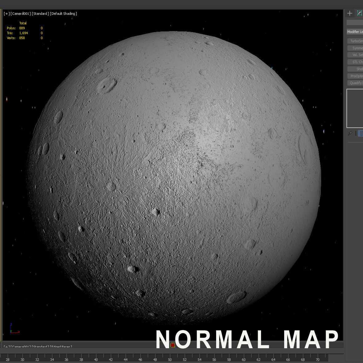 3D model Moon Low poly 3d Model VR / AR / low-poly | CGTrader