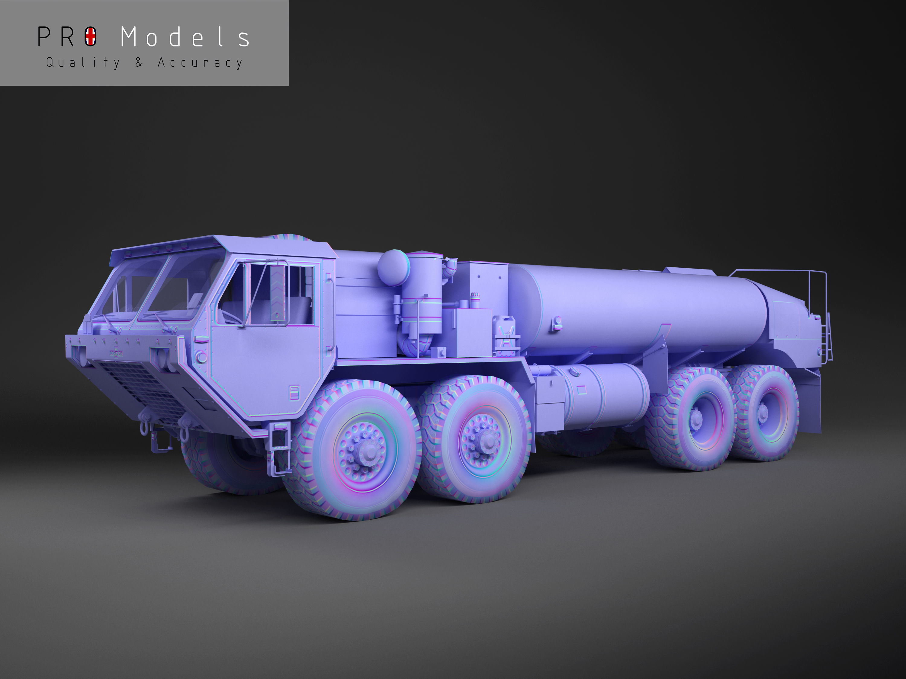 3D model Hemtt M978 Oshkosh Military Fuel Truck VR / AR / low-poly ...