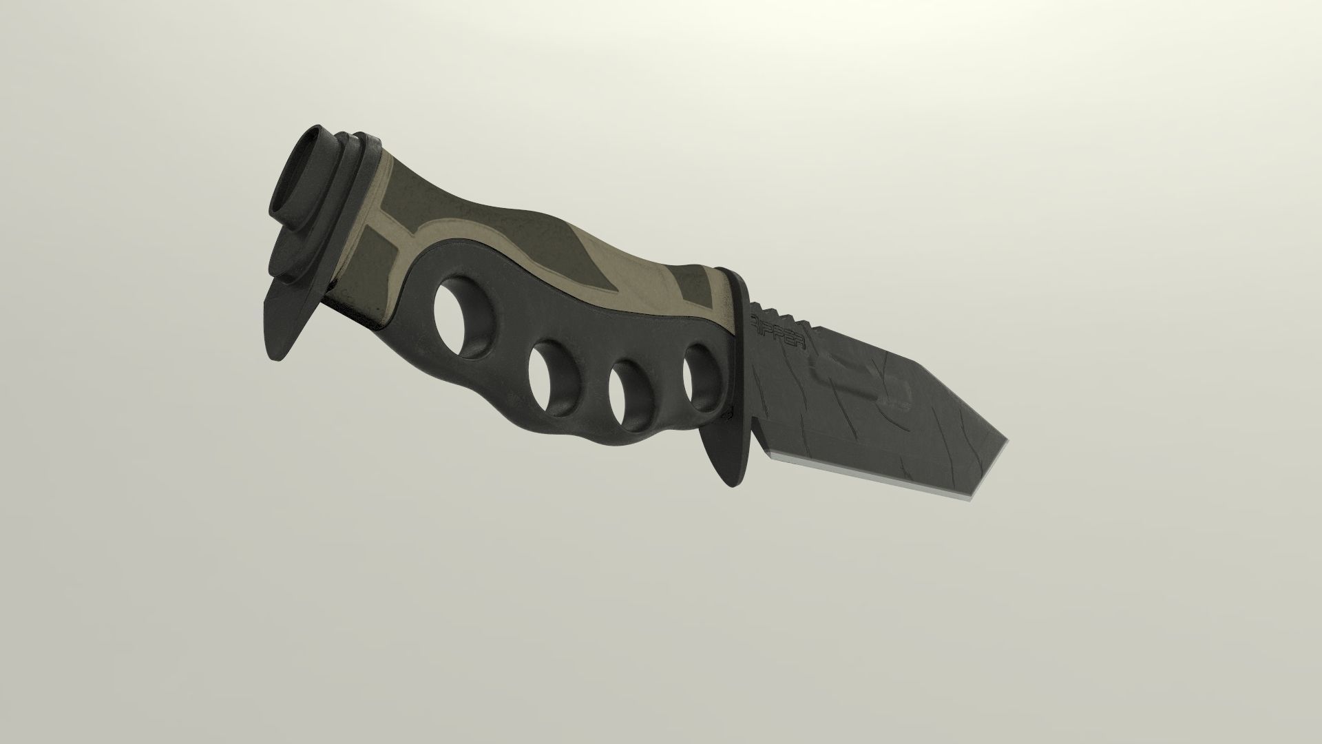 Ripper Knife 3D model | CGTrader