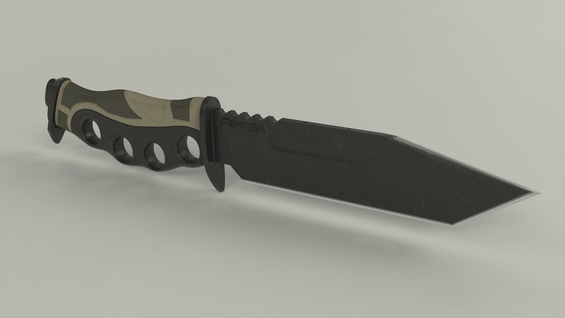 Ripper Knife 3D model | CGTrader