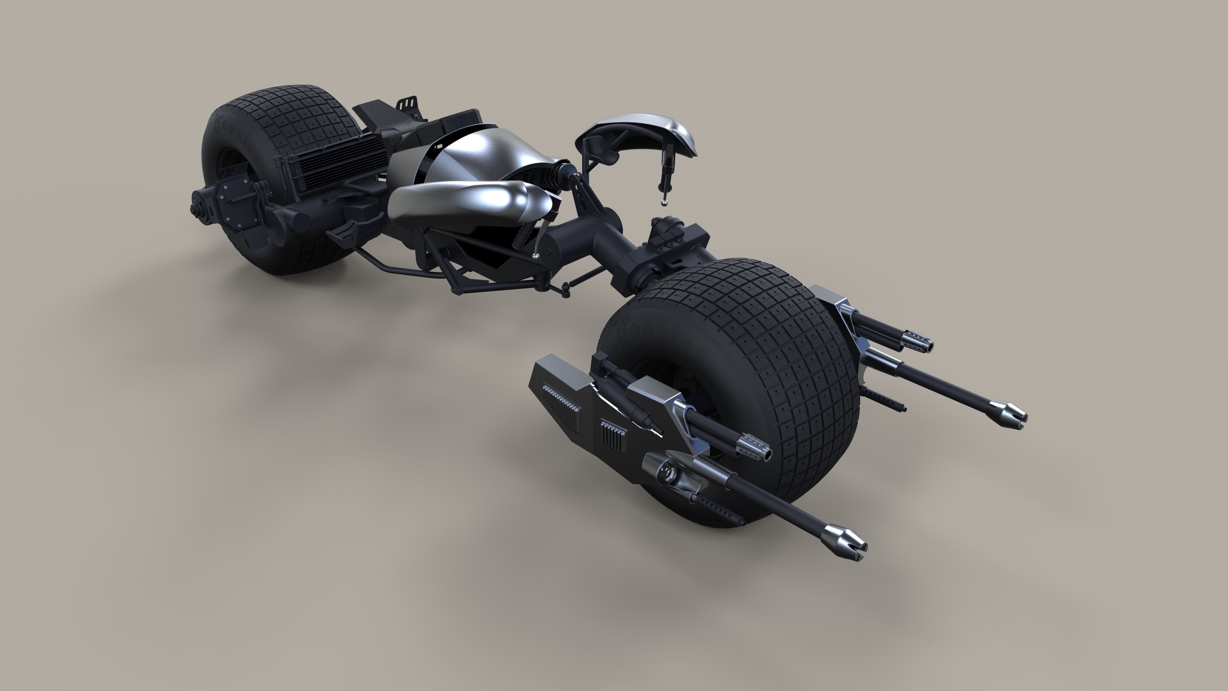 Batpod from The Dark Knight and The Dark Knight Rises 3D model | CGTrader