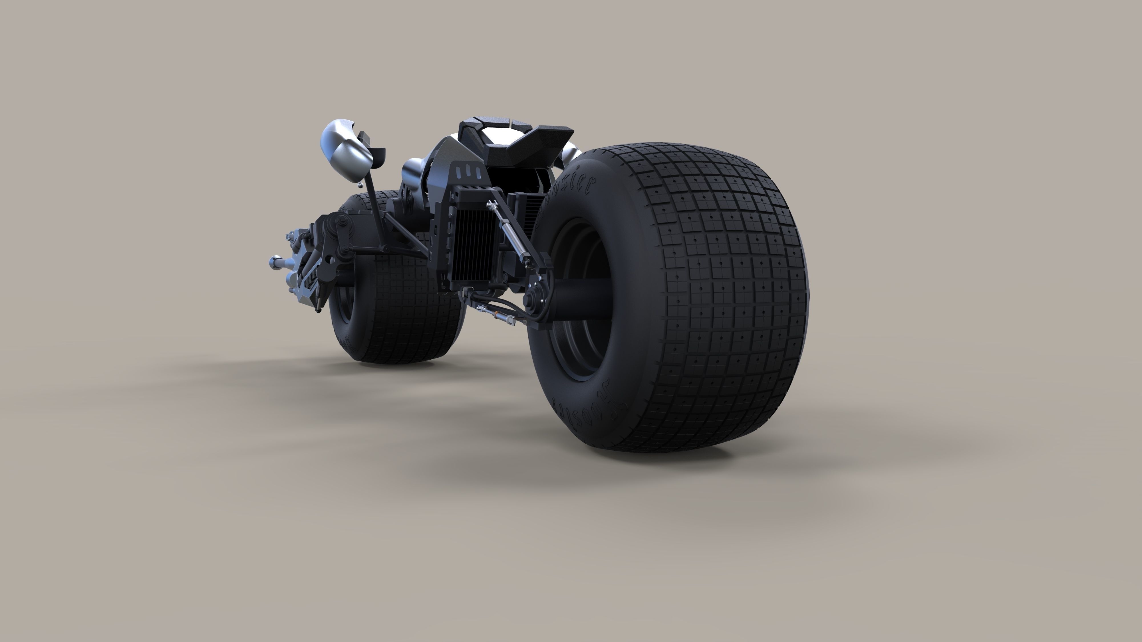 Batpod from The Dark Knight and The Dark Knight Rises 3D model | CGTrader