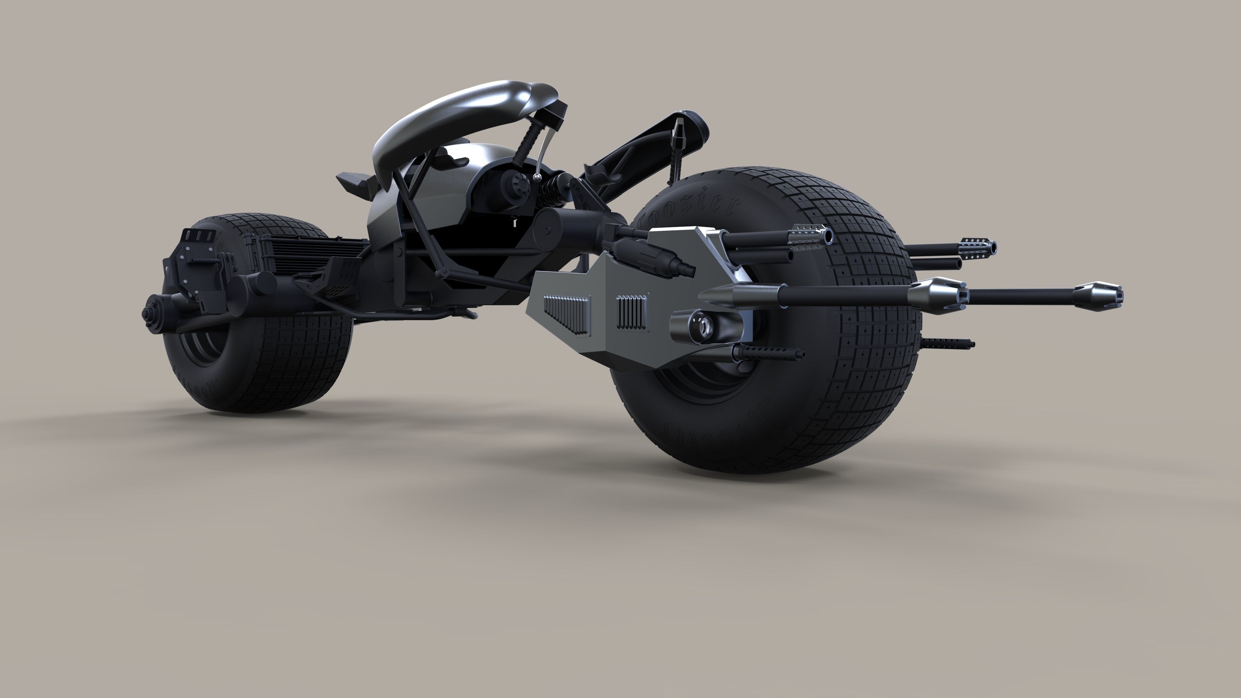 Batpod from The Dark Knight and The Dark Knight Rises 3D model | CGTrader