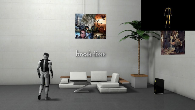 break time free 3D model animated | CGTrader