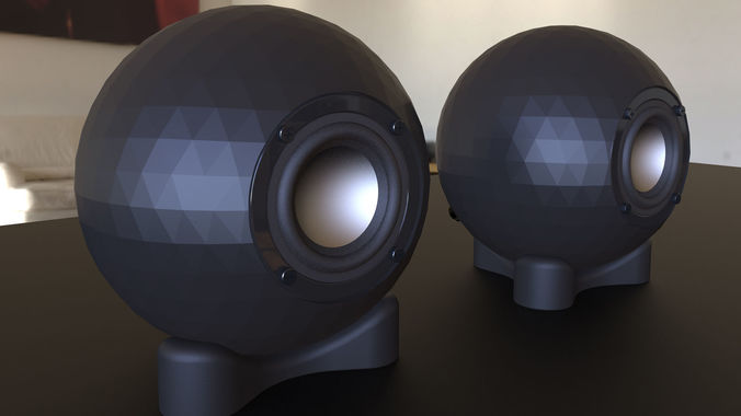 SPEAKER SYSTEM SPHERE 3D Model 3D printable STL | CGTrader.com
