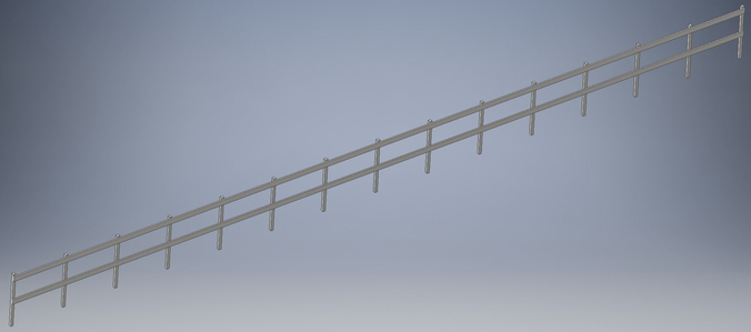 Farm Fence free 3D model | CGTrader