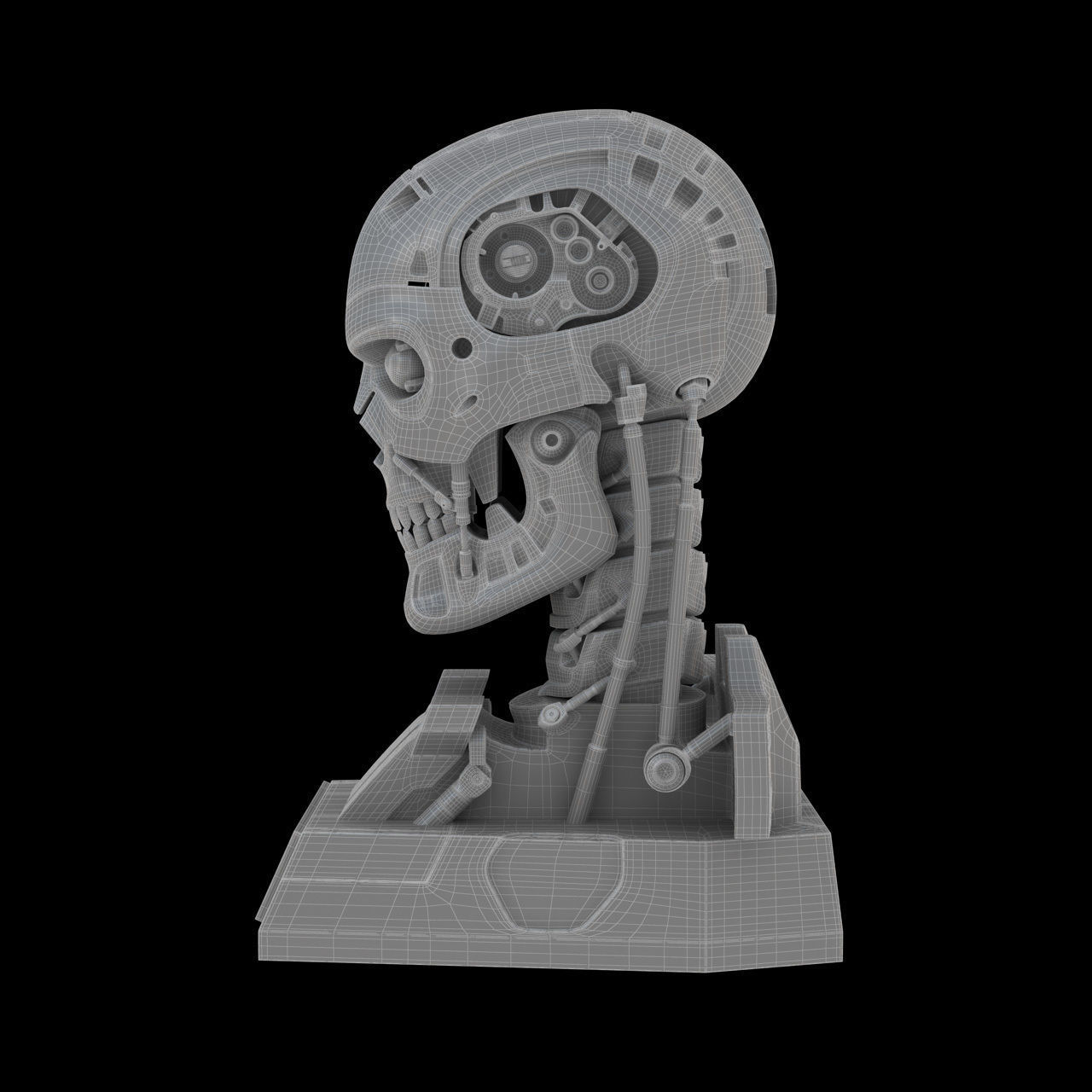 Terminator Genisys T-800 Skull Bust 3D model | CGTrader