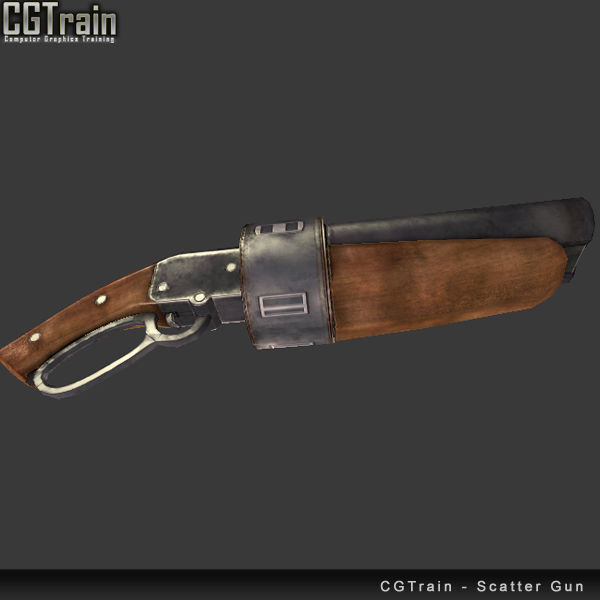 3D model Scatter Gun VR / AR / low-poly | CGTrader