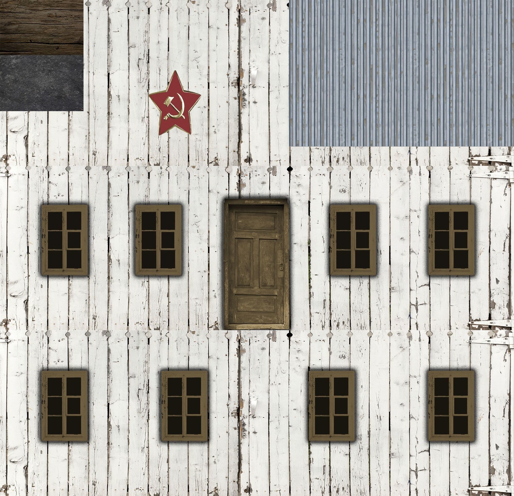 3D model Soviet Barracks from World War 2 VR / AR / low-poly | CGTrader