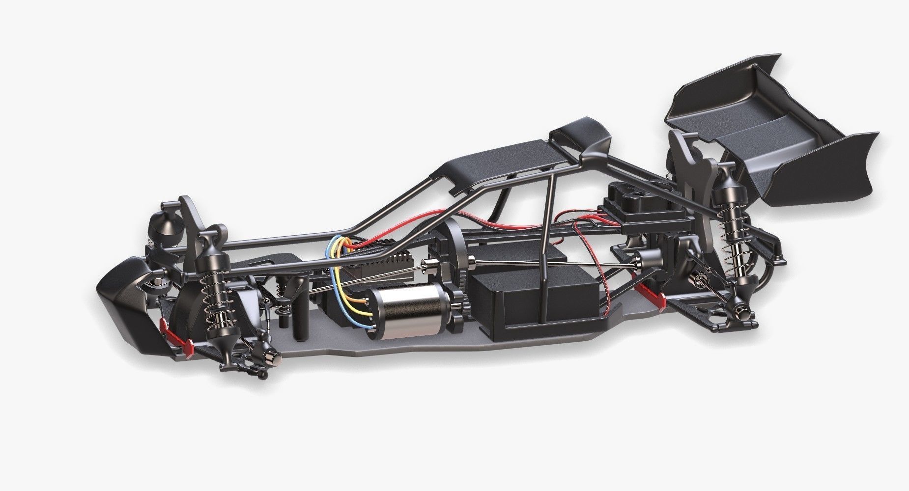 RC Car Rigged 3D model rigged | CGTrader