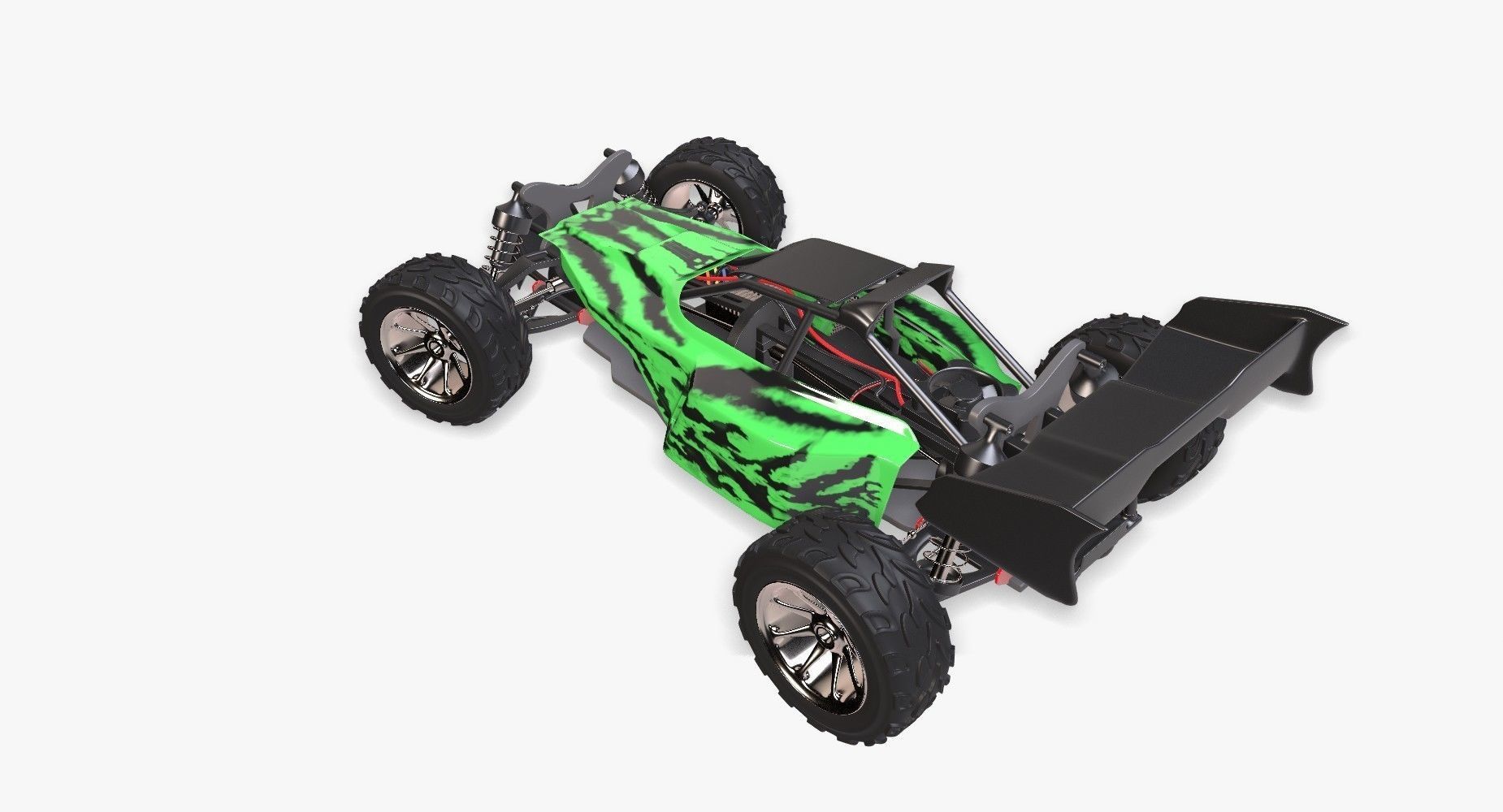 RC Car Rigged 3D model rigged | CGTrader