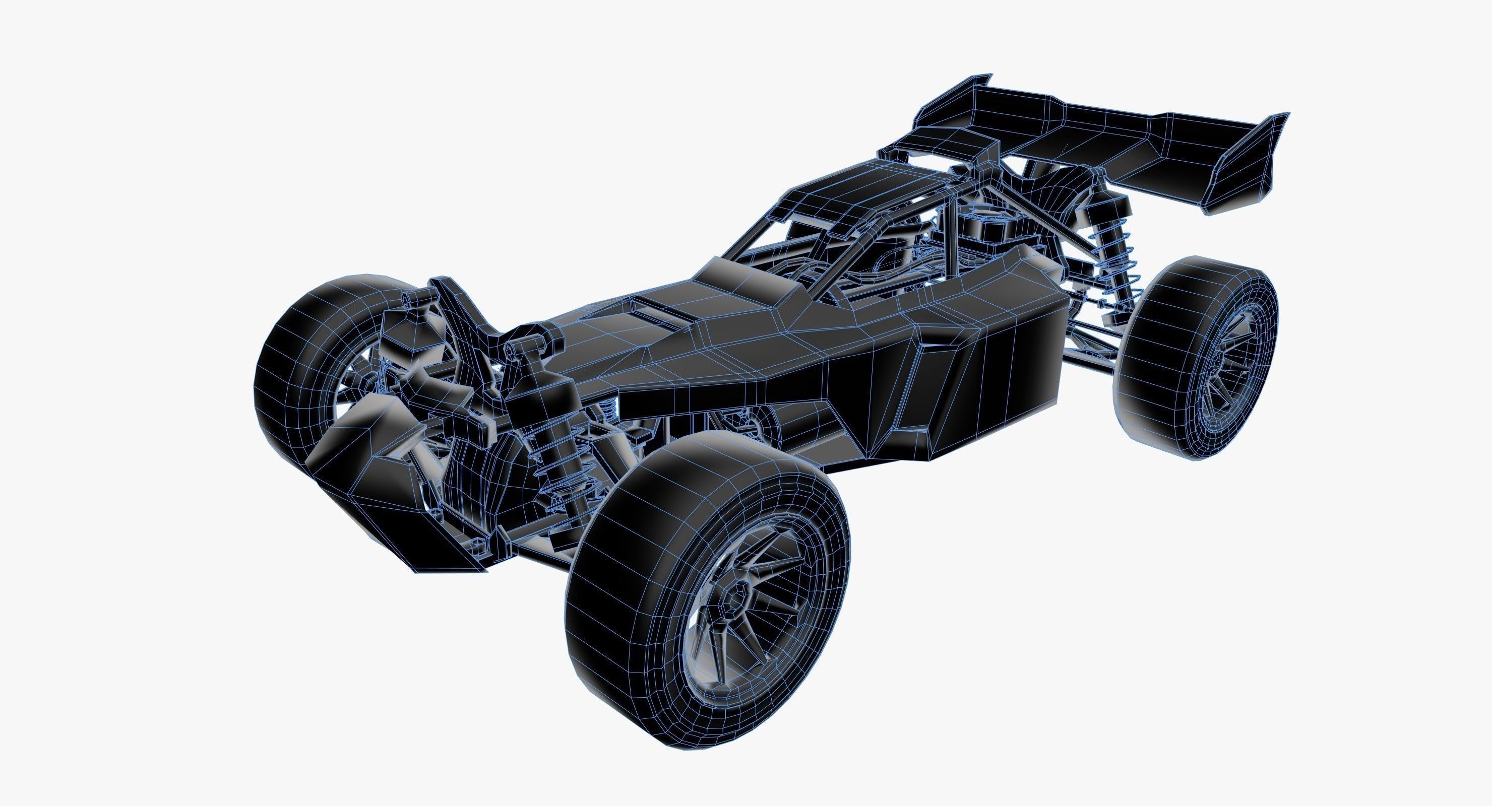 RC Car Rigged 3D model rigged | CGTrader