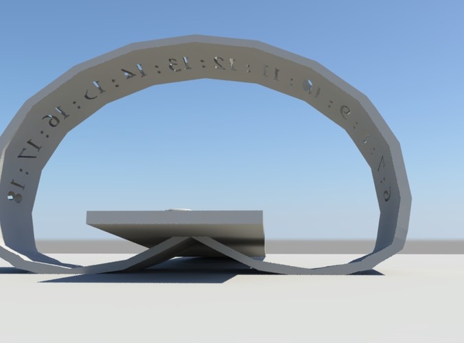 Portable Sun Clock 3D Model 3D printable STL | CGTrader.com