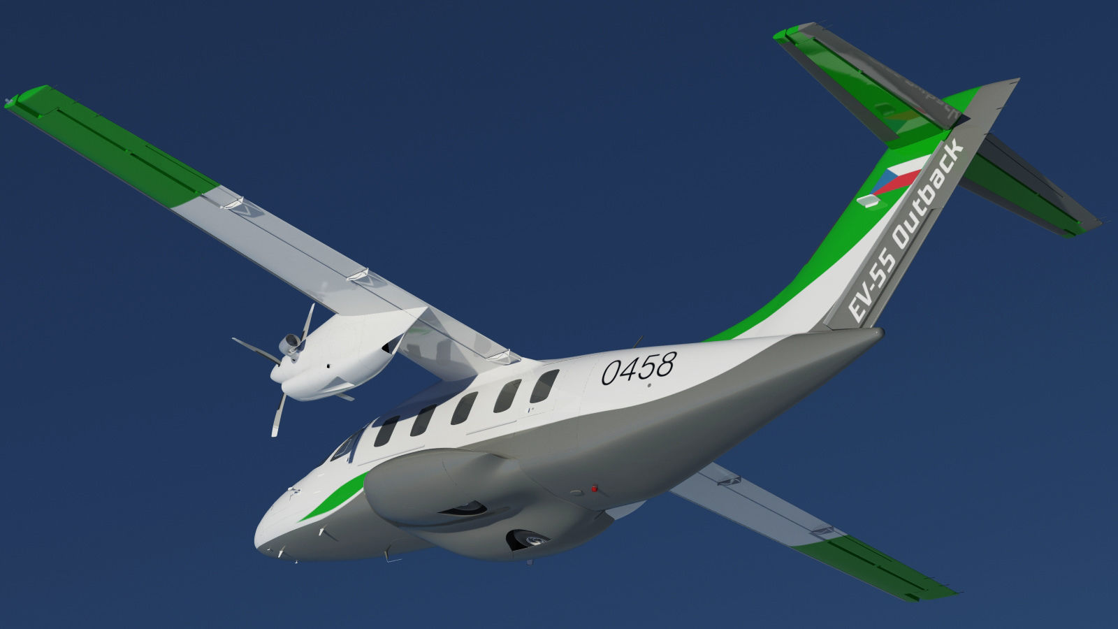 Evektor EV-55 Outback 3D model | CGTrader