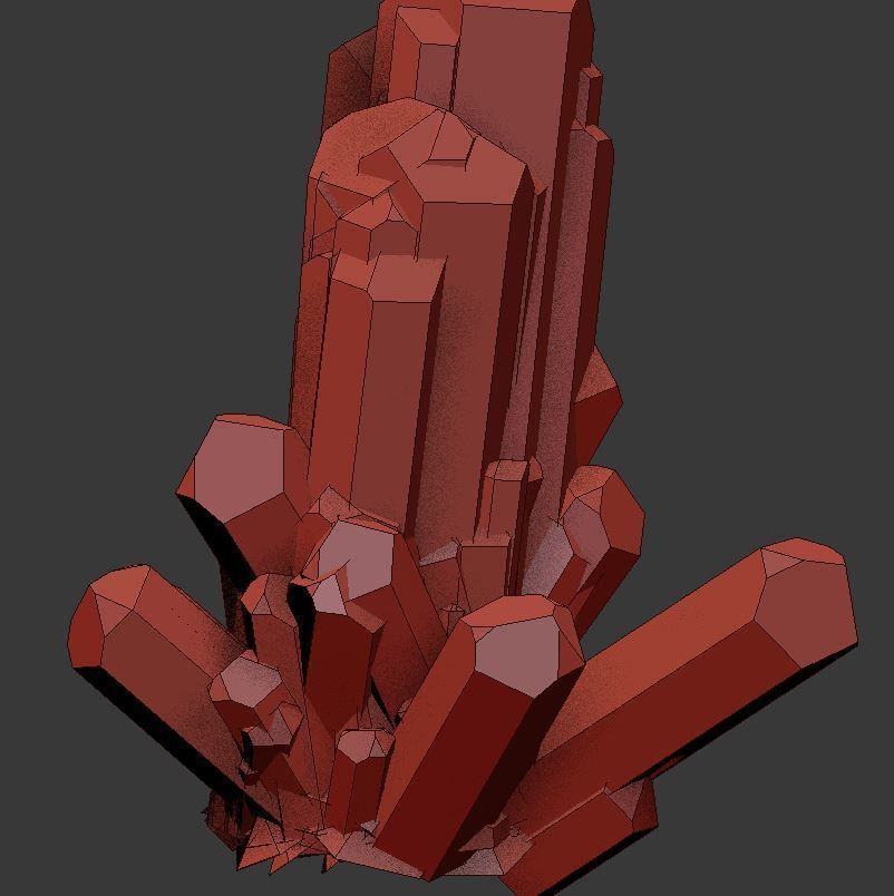 3D Crystal Emerald Gem Model Quartz 3D model | CGTrader