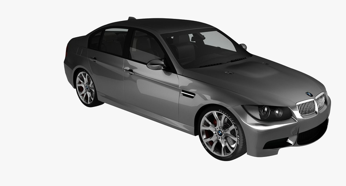 BMW 3-Series E90 Sedan Car 3D Model MAX OBJ 3DS FBX DXF DAE | CGTrader.com