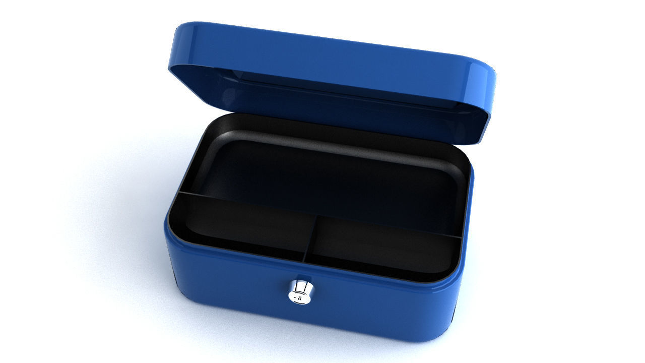 Petty cash small change box 3D model | CGTrader