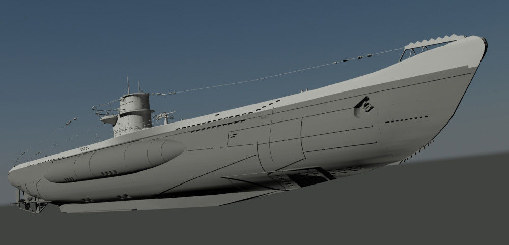 Type VII- U-Boat 3D model | CGTrader