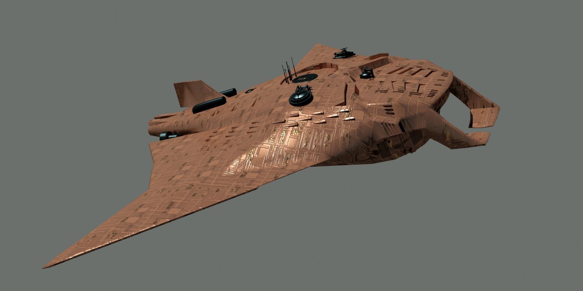 Fantasy Manta sub 3D model | CGTrader