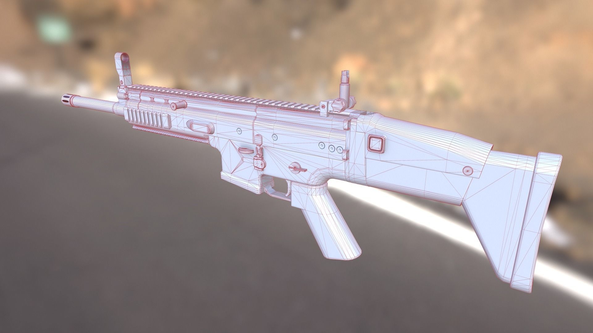 Scar-L Low Poly 3D model | CGTrader