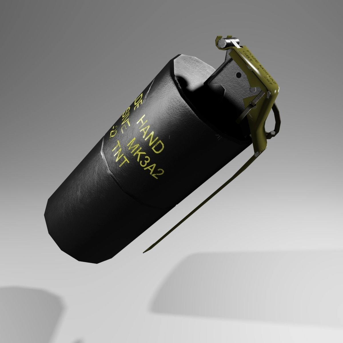 3D model MK3A2 Concussion grenade VR / AR / low-poly | CGTrader