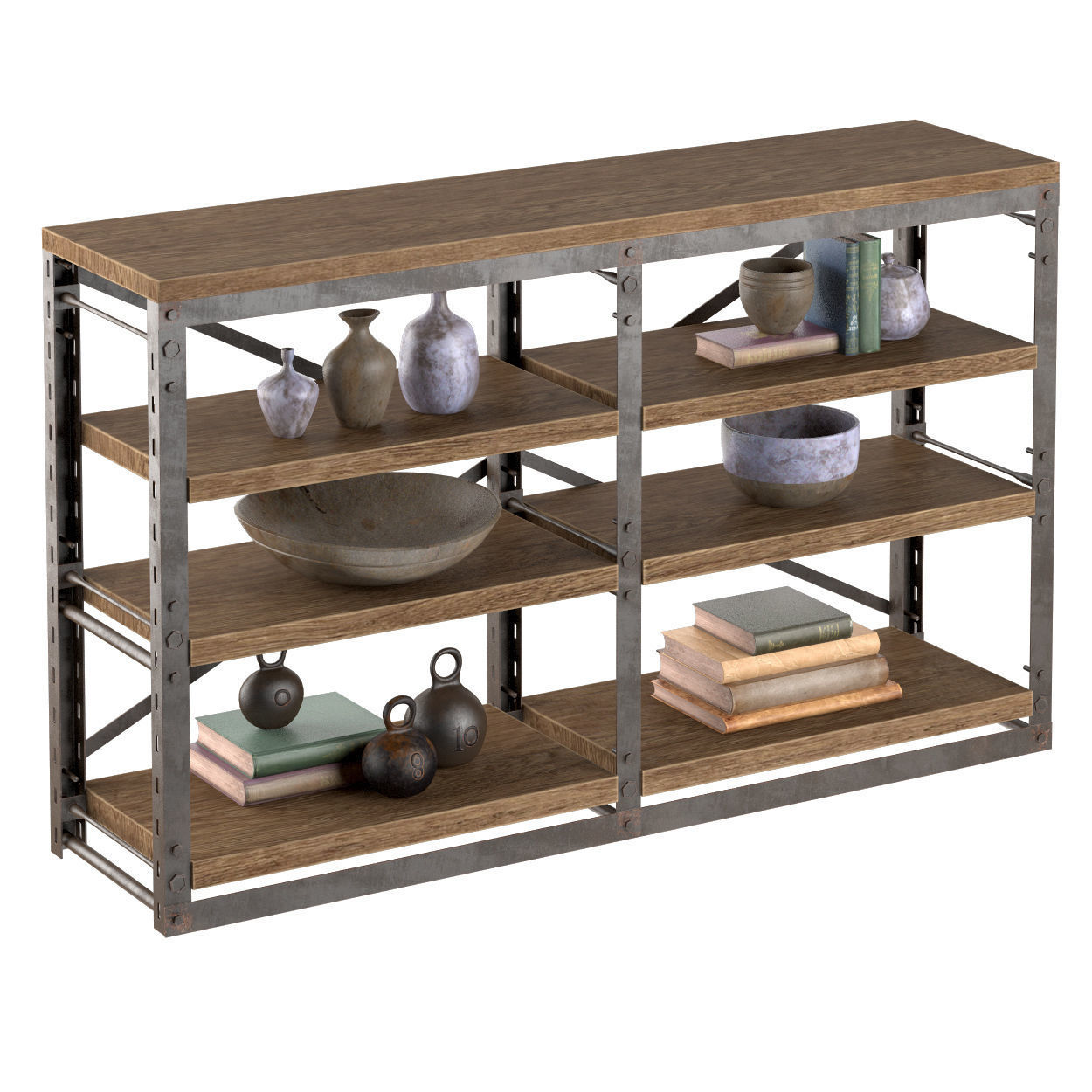 CONSOLE FRENCH LIBRARY small 3D model | CGTrader