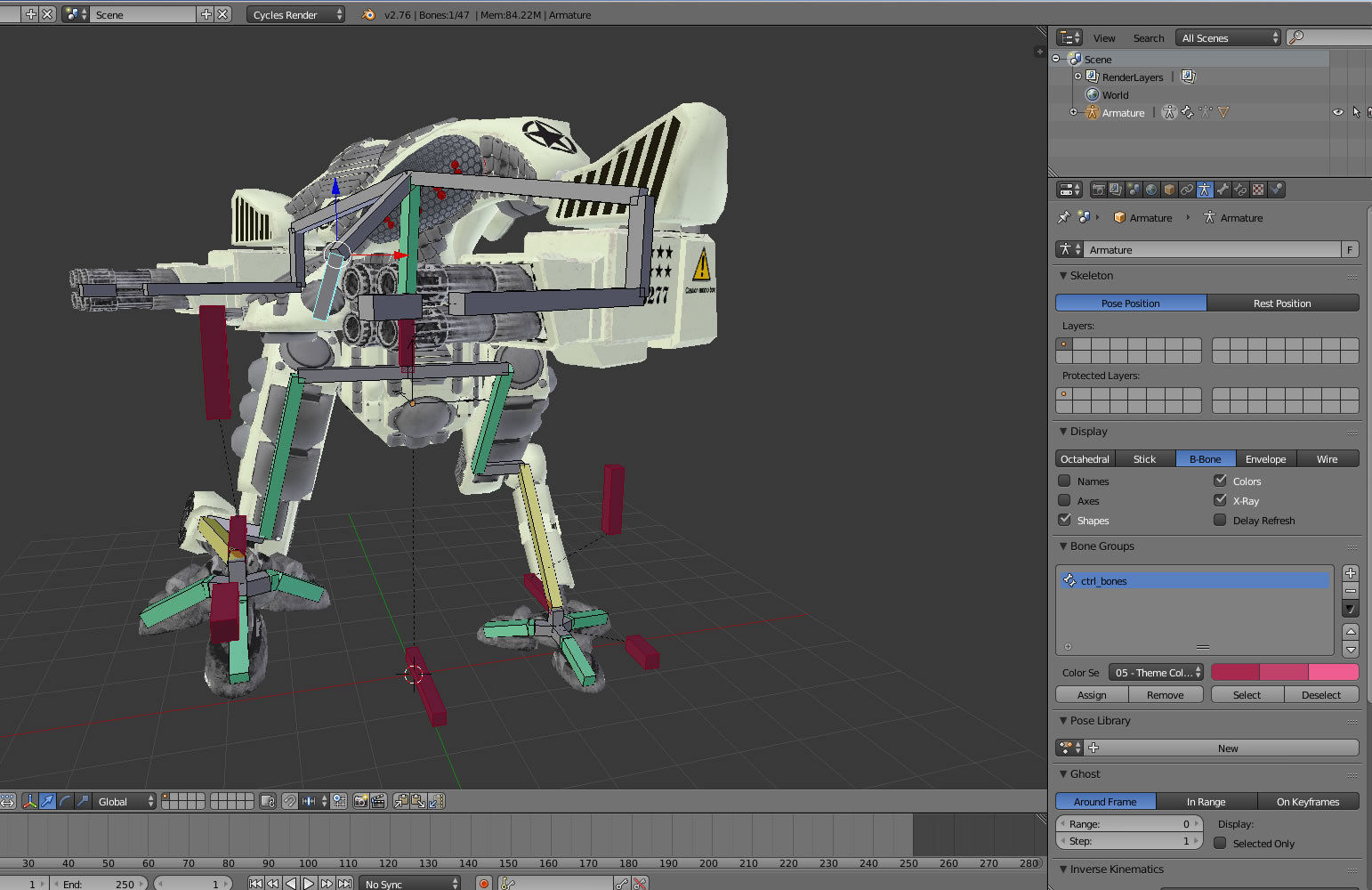 3D model Battle mech low poly VR / AR / low-poly rigged animated | CGTrader