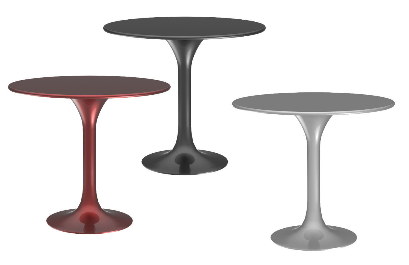 Morden Glass Table free 3D model | CGTrader