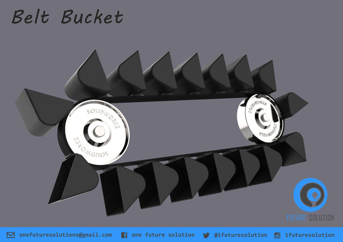 Belt Bucket free 3D model animated | CGTrader