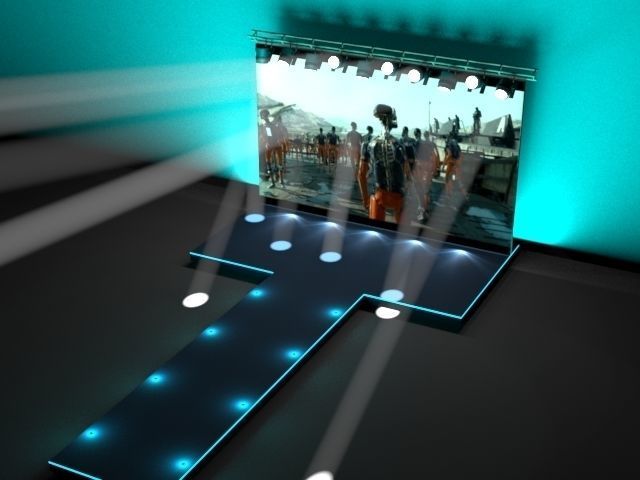 stage free 3D model 3D printable | CGTrader