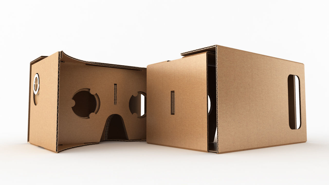 Google cardboard virtual reality headset 3D model | CGTrader