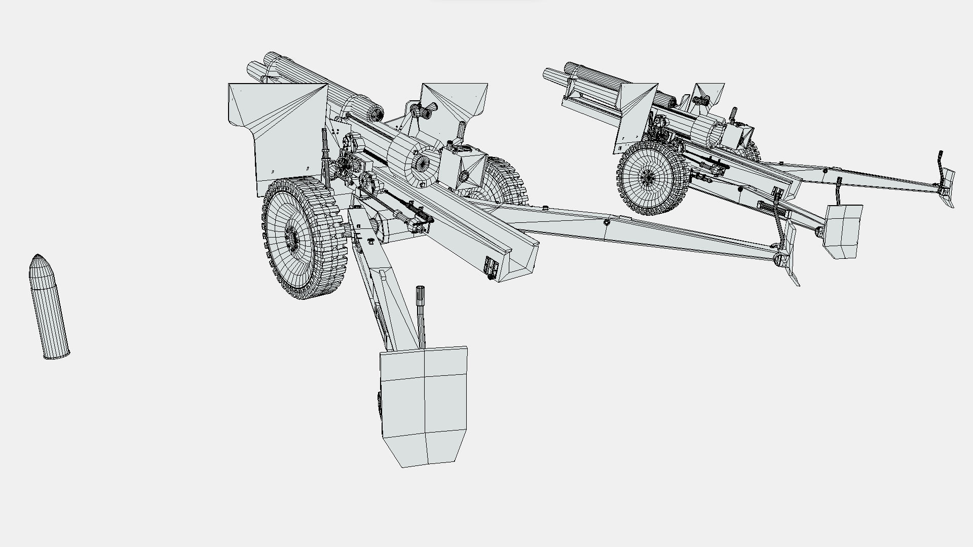 3D model World War Asset Bundle VR / AR / low-poly | CGTrader