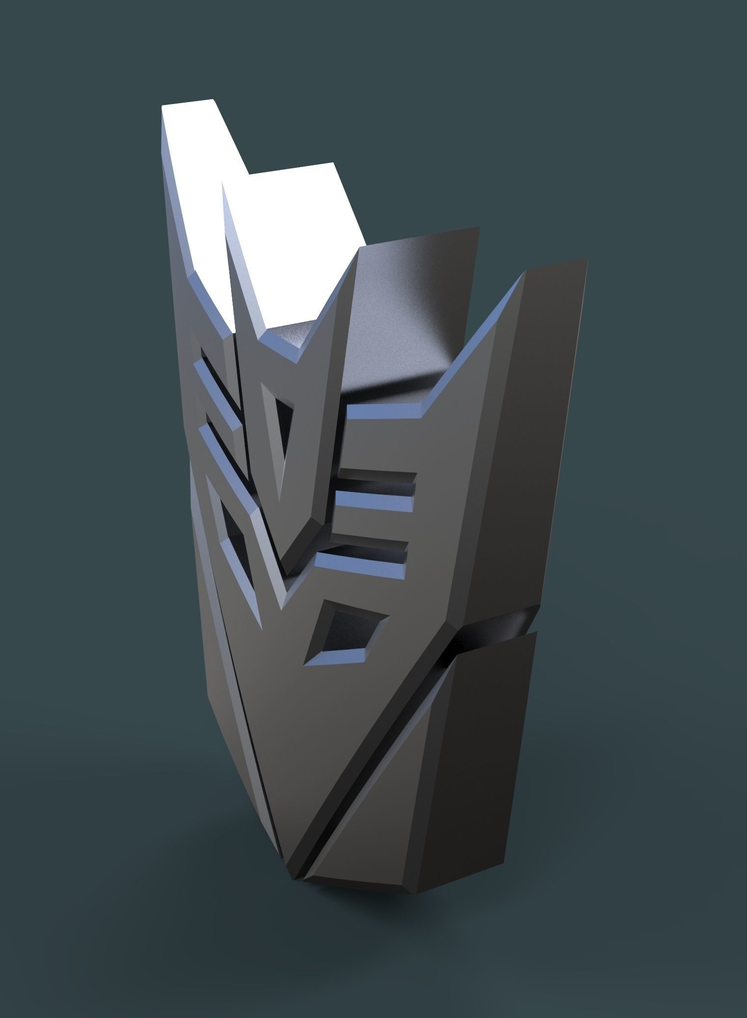 3D printable Decepticons logo 3D model | CGTrader