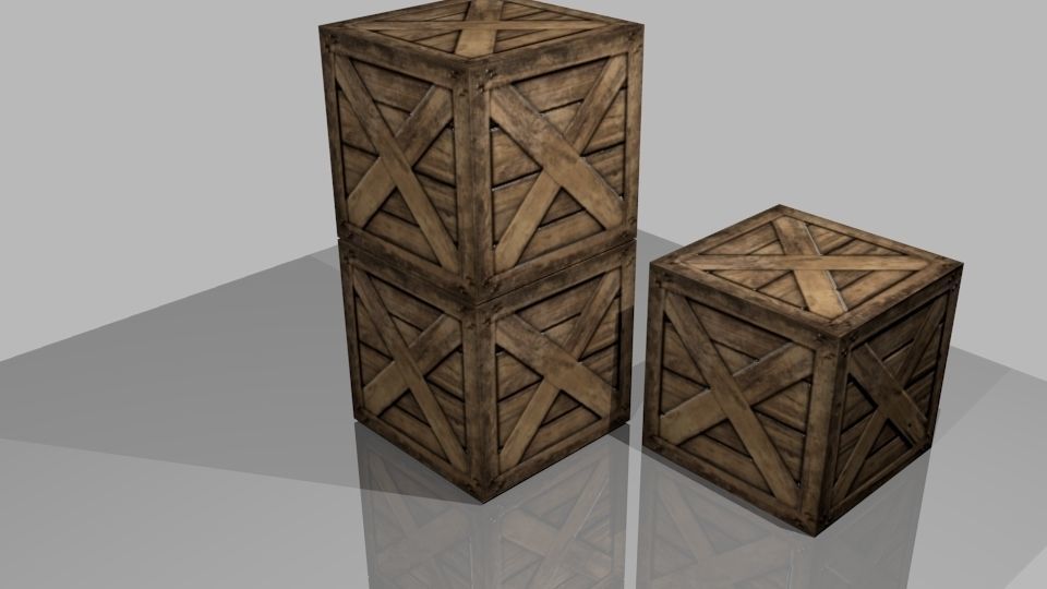 box for free free 3D model | CGTrader