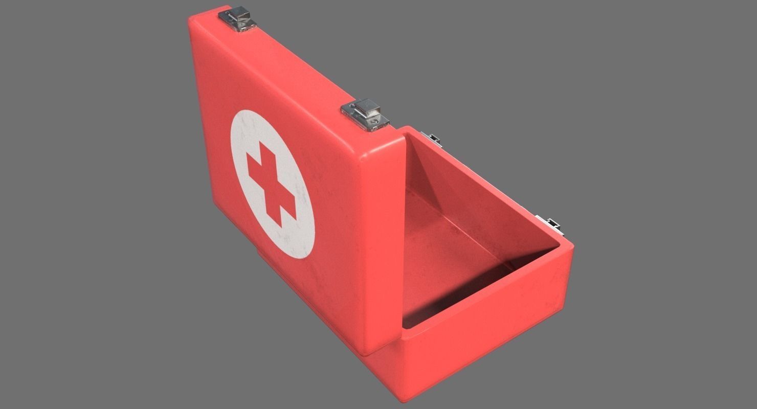 3D model Realistic First Aid Kit VR / AR / low-poly | CGTrader