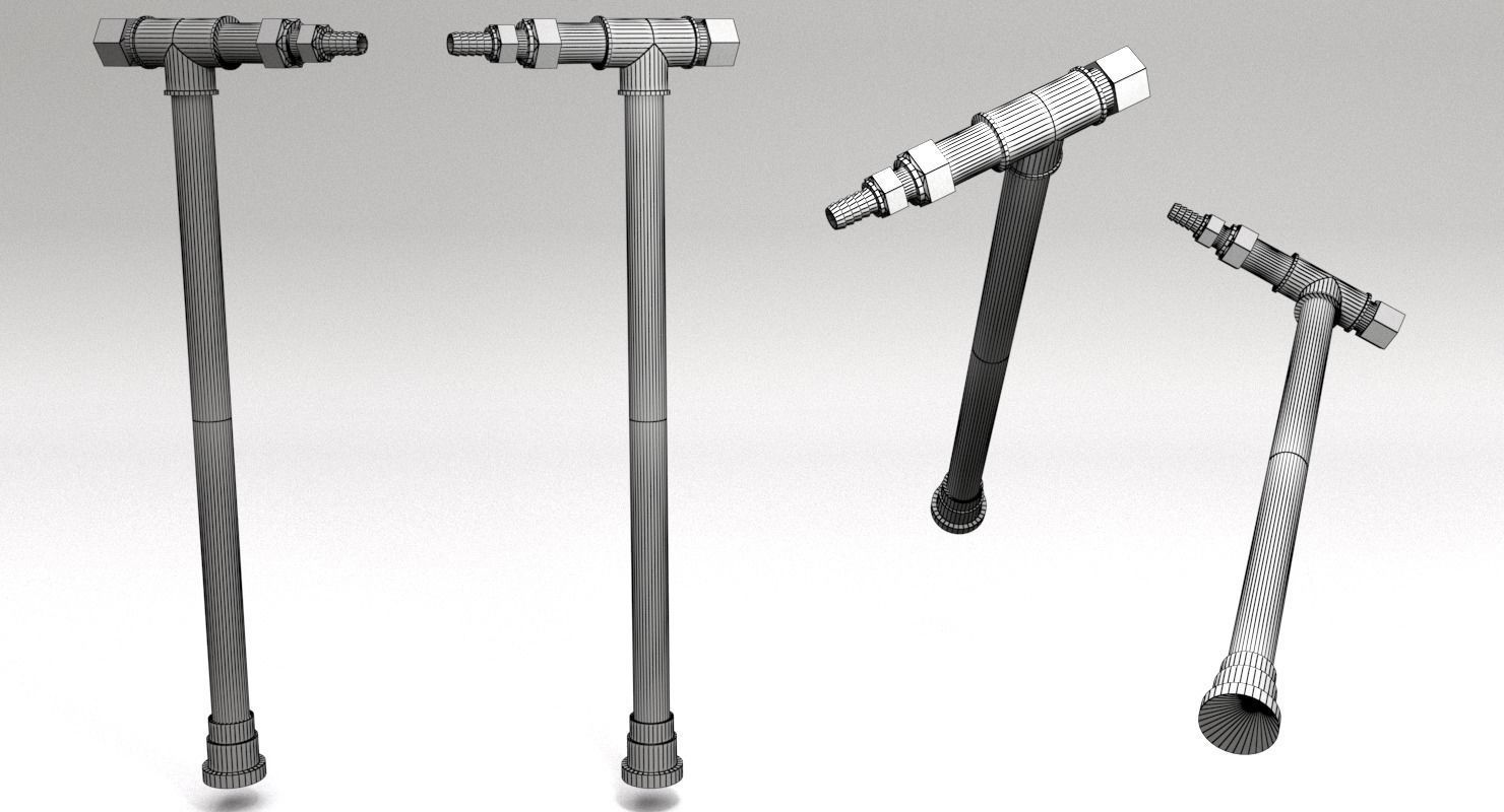 3D model Pipe Weapon PBR VR / AR / low-poly | CGTrader