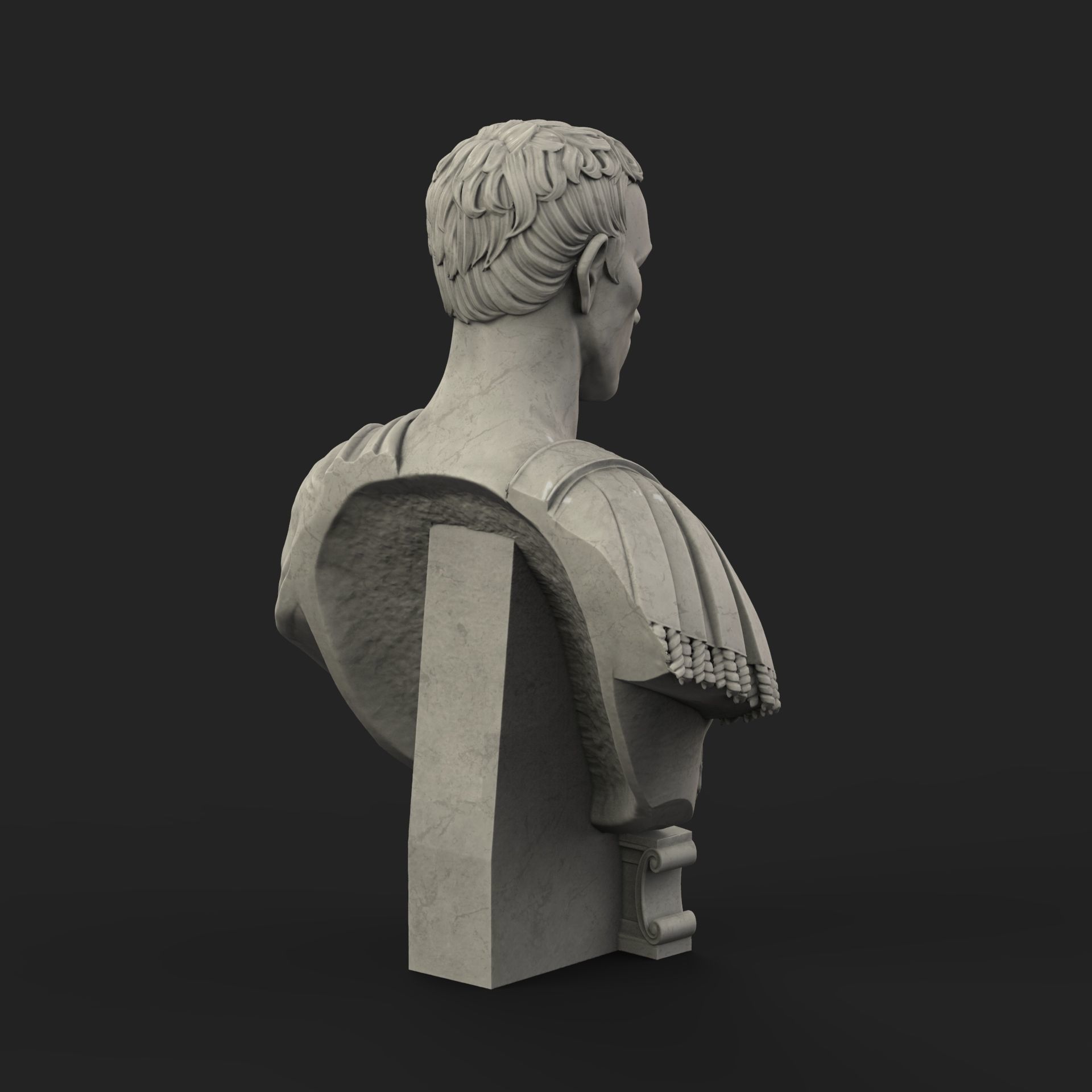 3D model Caesar Bust VR / AR / low-poly | CGTrader