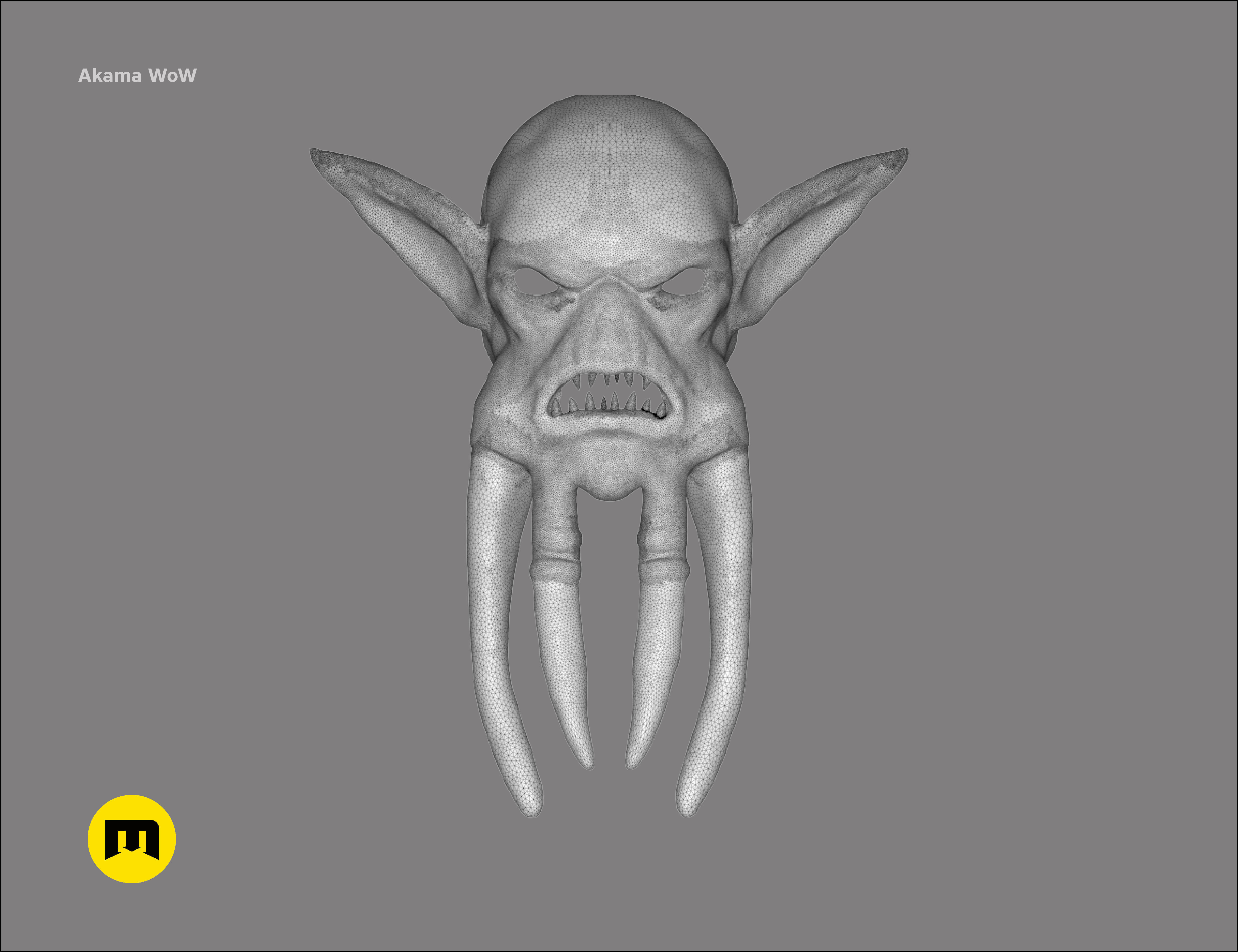 Akama head WoW 3D model | CGTrader