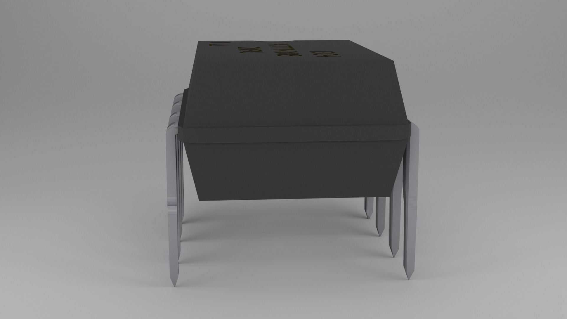 ATTiny85 Microcontroller free VR / AR / low-poly 3D model animated ...