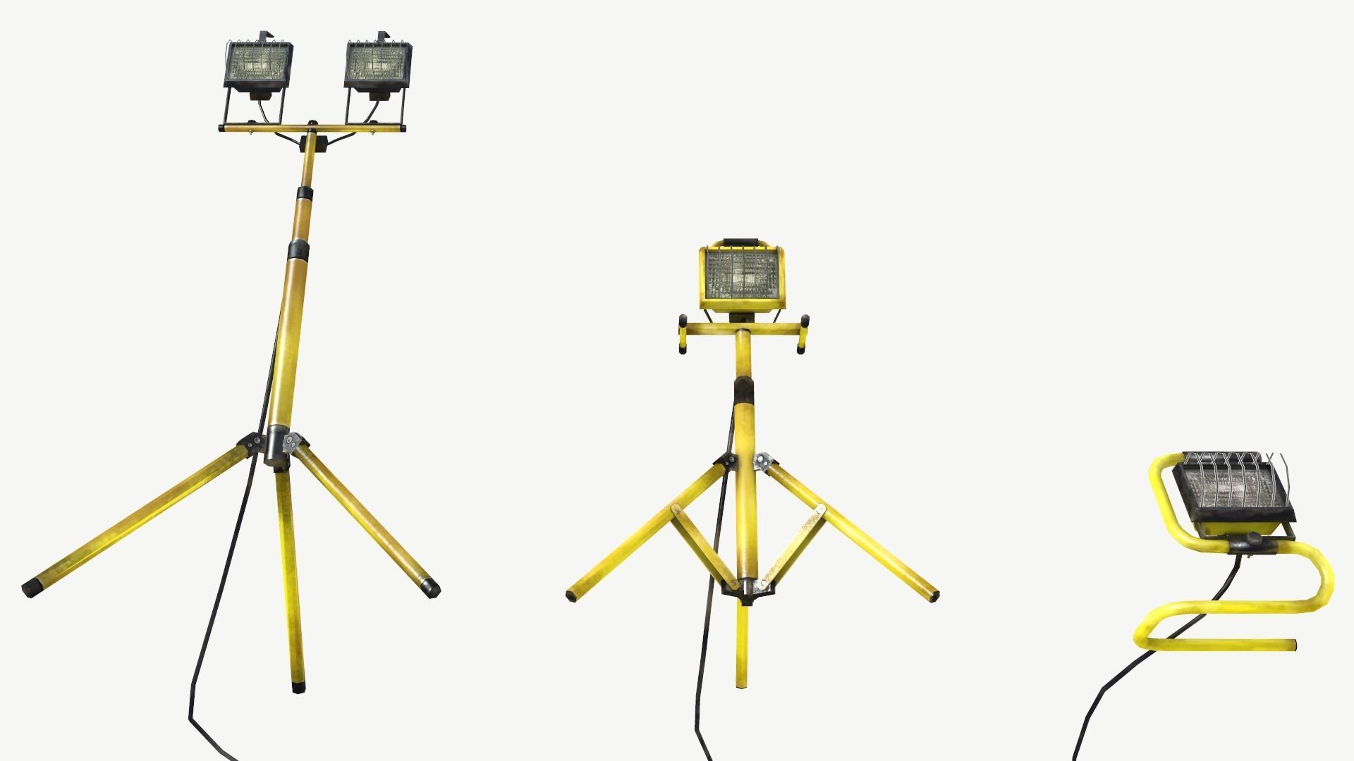 3D model Halogen Work Lights VR / AR / low-poly | CGTrader
