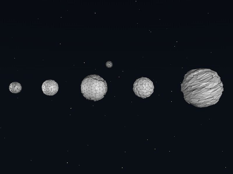 3D model Low Poly Solar System VR / AR / low-poly | CGTrader