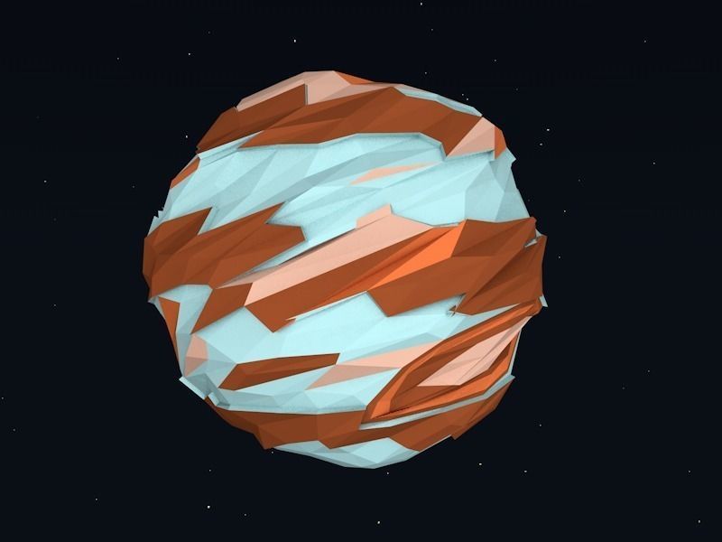 3D model Low Poly Solar System VR / AR / low-poly | CGTrader