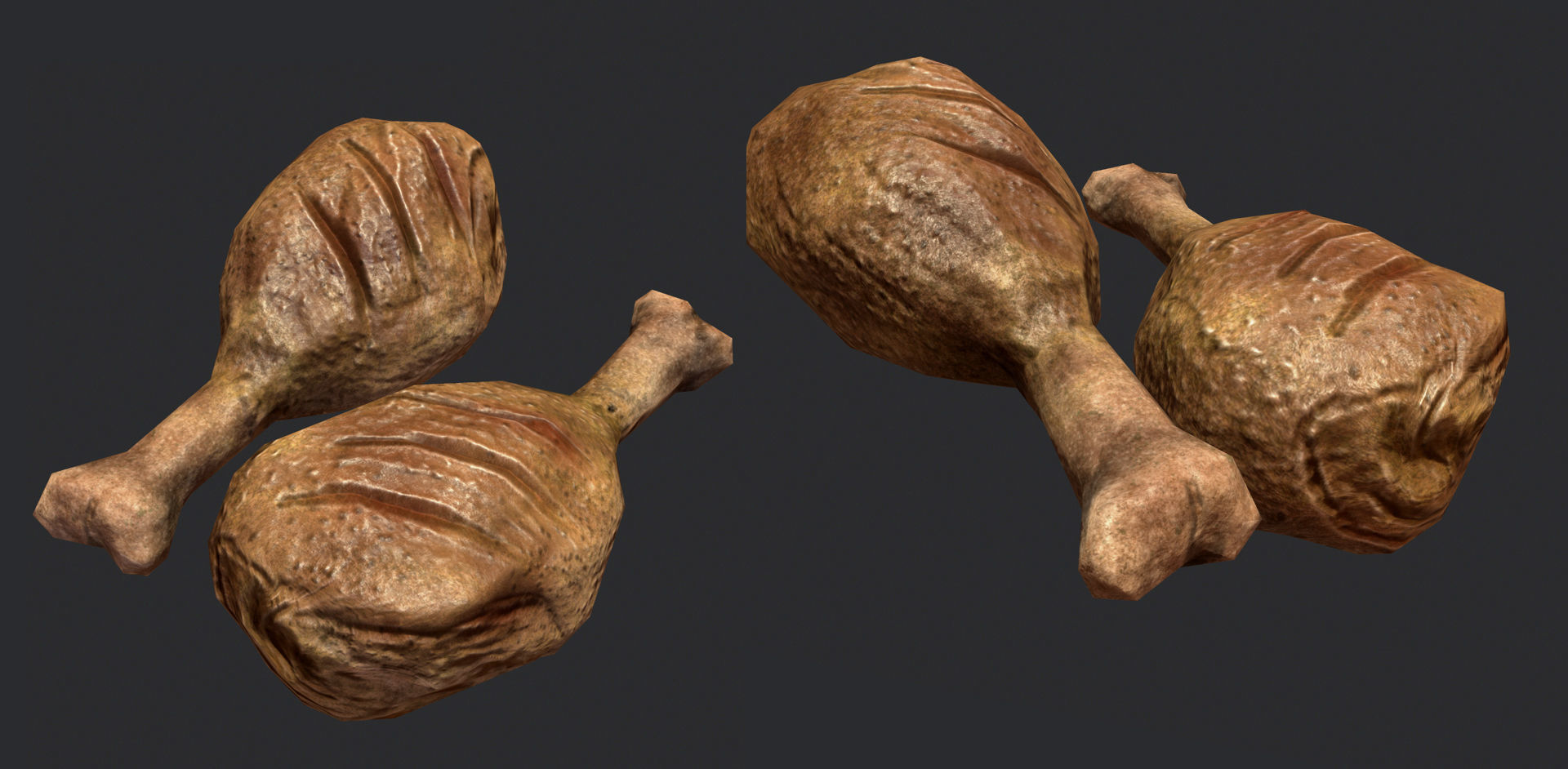 Chicken Leg free VR / AR / low-poly 3D model | CGTrader